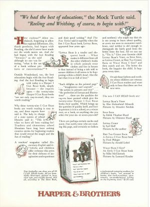 1917: Harper & Brothers releases the first-ever book and phonograph ...