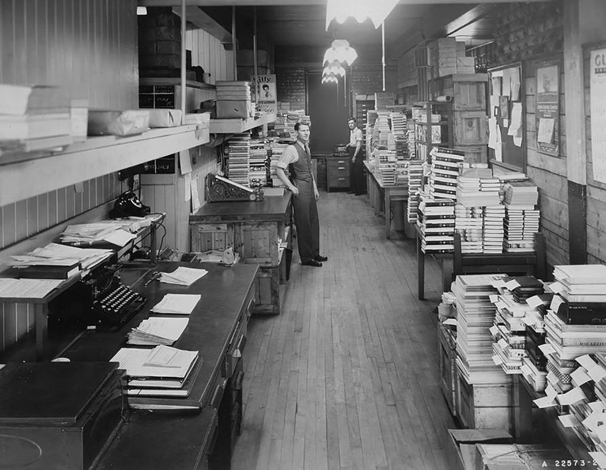 Employees in the Collins Canada mailroom, circa 1940s – HarperCollins ...